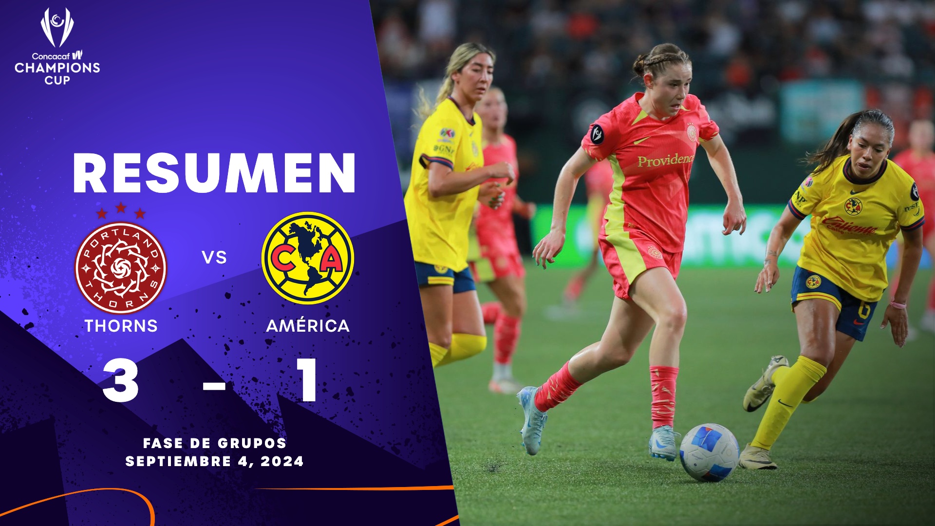 Portland Thorns v América | Resumen