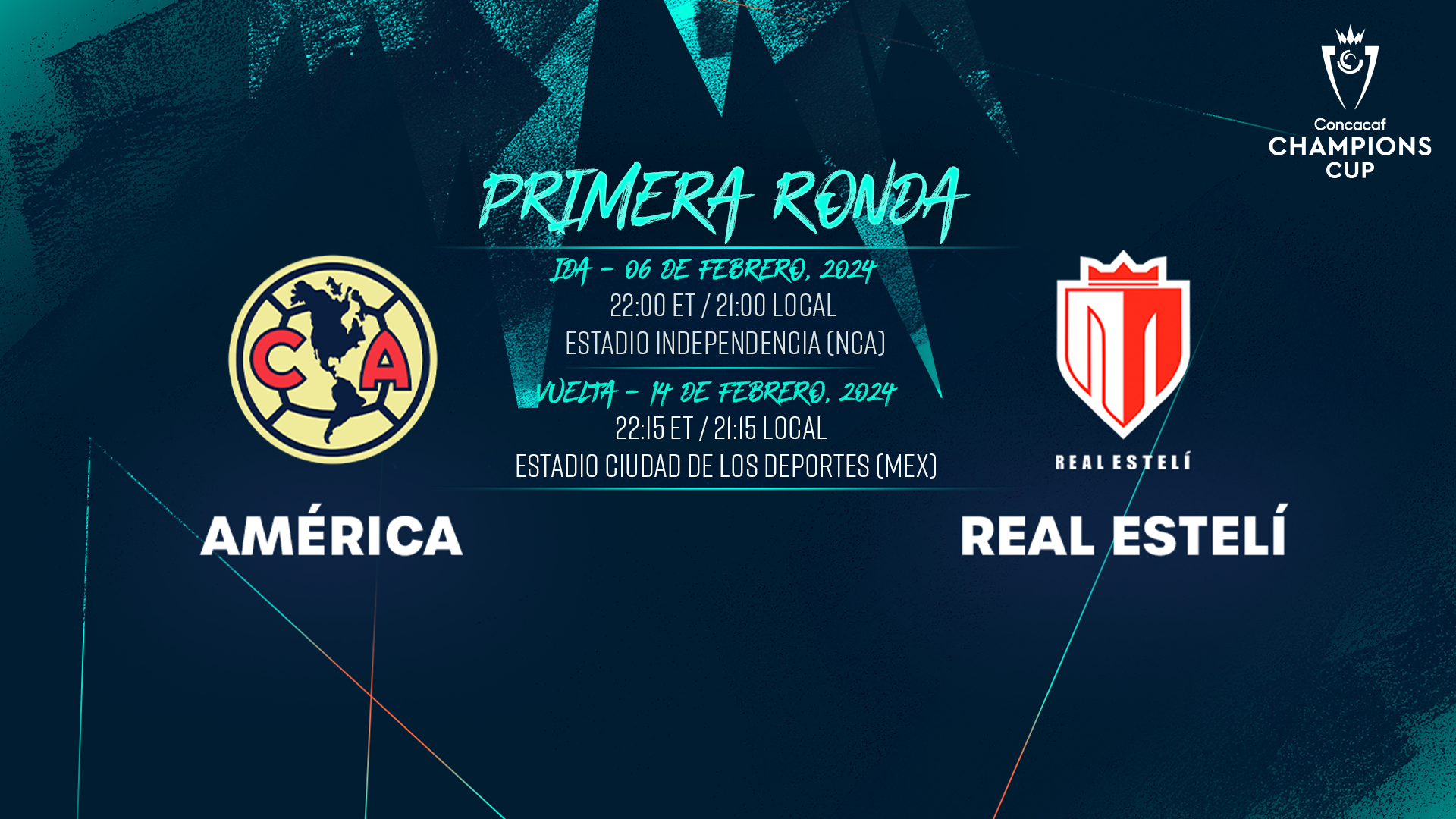 New territory for Real Esteli, Club America in series