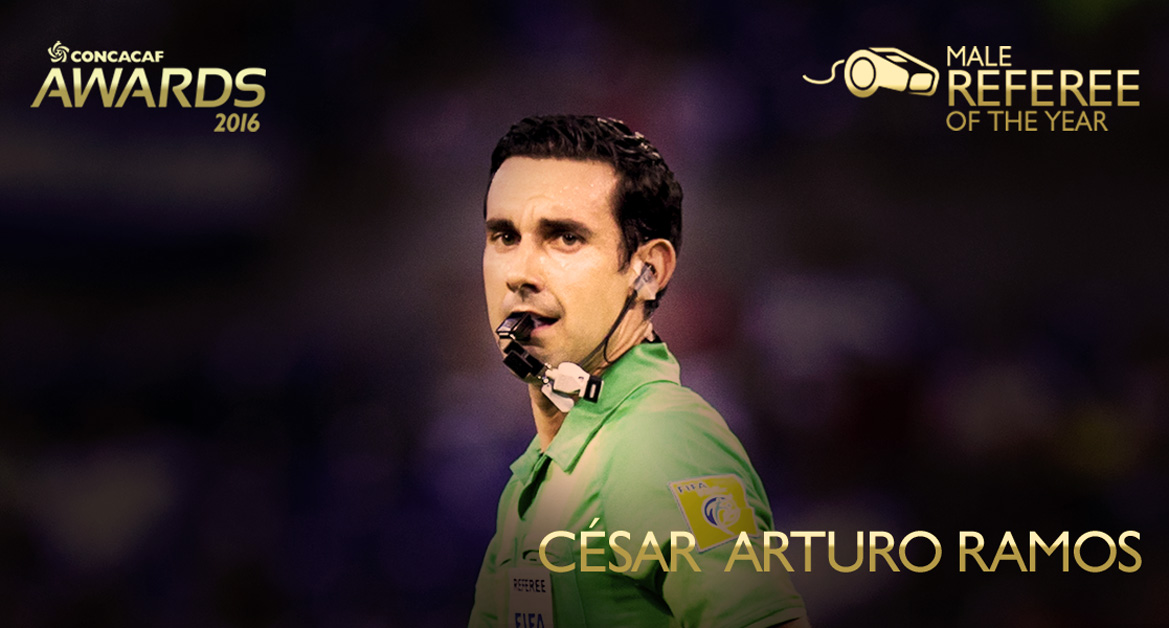 2016 CONCACAF Male Referee of the Year - César Arturo Ramos