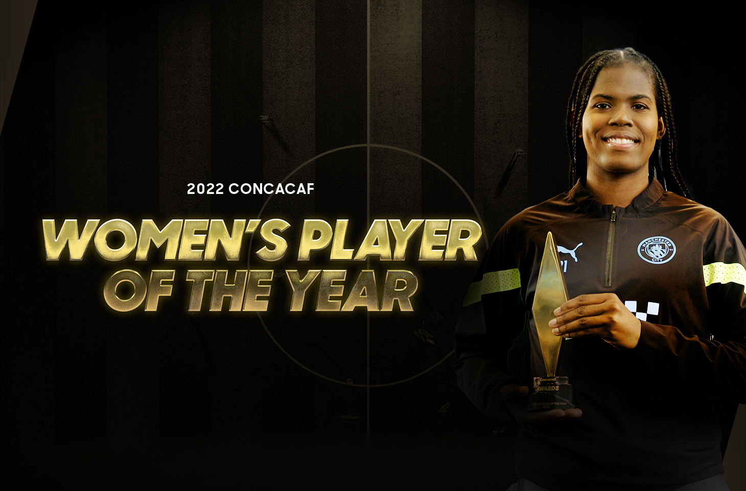 Shaw claims Concacaf Women’s Player of the Year Award