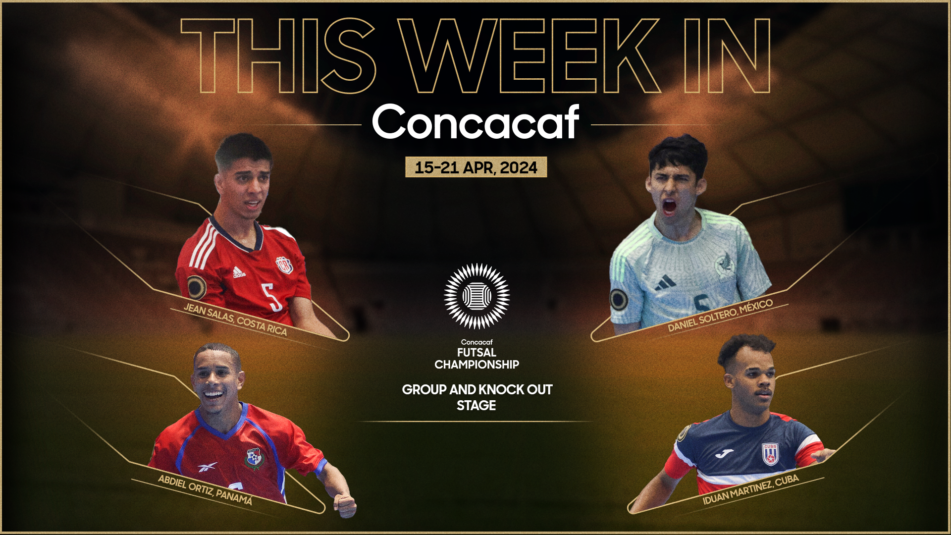 Concacaf Futsal Championship headlines this week in Concacaf