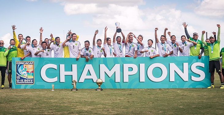México ganó el Campeonato Sub-15 de la CONCACAF